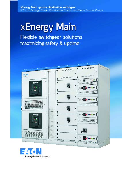 XEnergy Main Product Data Sheet NBS Source