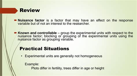SOLUTION RCBD Randomize Complete Block Design Studypool