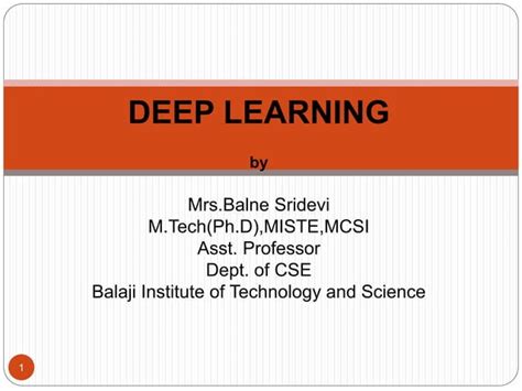 Deep Learning Ppt Ppt Artificial Intelligence Technology And Computing