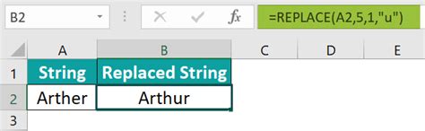 Excel Replace Function Formula Examples How To Use
