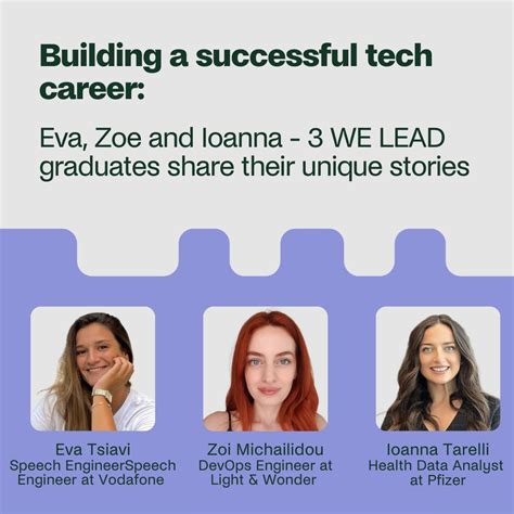 we lead on linkedin womenintech techforall breakingbarriers successstories