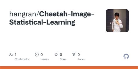 GitHub Hangran Cheetah Image Statistical Learning