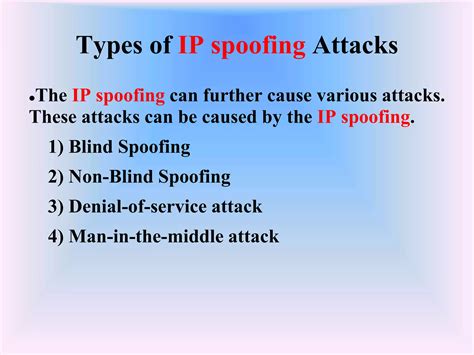Ip Spoofing Ppt Pptx Computer Networking Computing