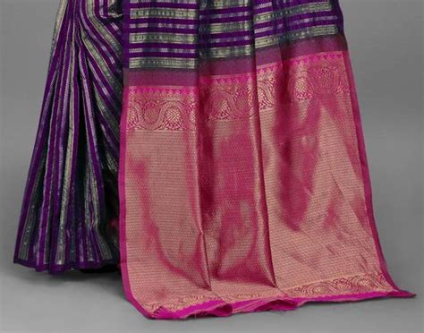 Purple Silk Saree Wedding At Rs 347 In Surat Id 2850455879291