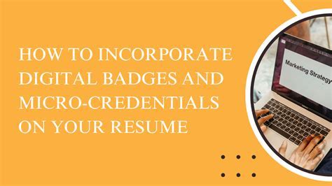 How To Put Digital Badge On Resume