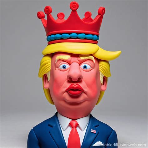 Donald Trump As A King Pig Stable Diffusion Online