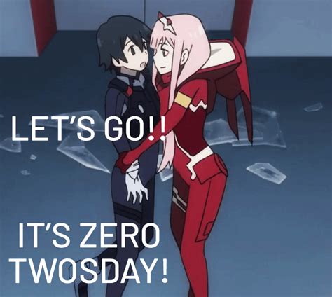 Zero Twosday And Christmas R Animemes