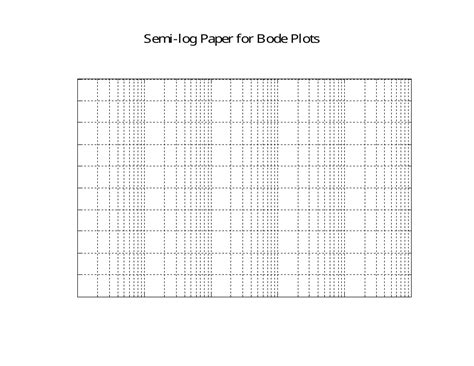 Semi Log Paper For Bode Plots Download Printable Pdf Templateroller
