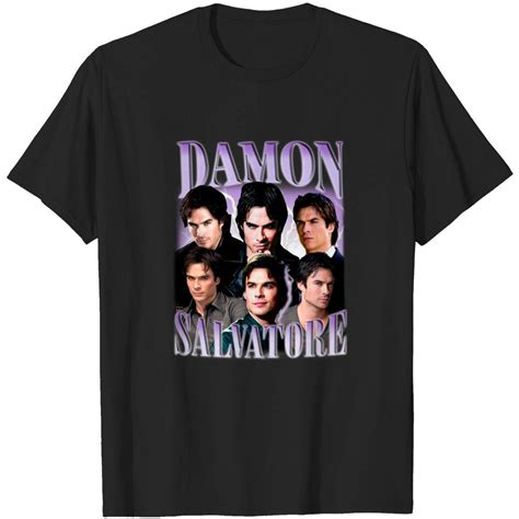 Limited Damon Salvatore Shirt Vintage Team Damon T Shirt Vintage 90s