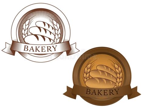 Logotipo De La Cesta Del Pan Ejemplo Del Vector Emblema De La
