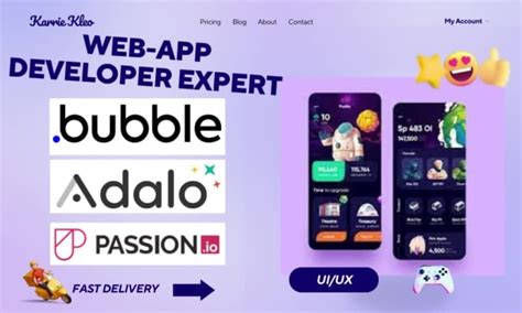 Do Bubble Web App Developer Restaurant Bubble Io Tele Medicine Mobile App Adalo By Karriekleo
