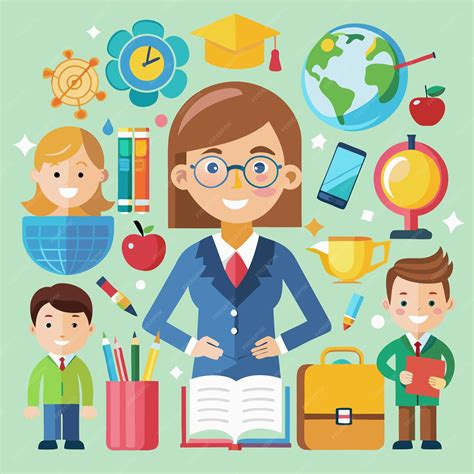 Teachers Day Clip Art Vector Illustration Design Premium Ai Generated