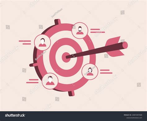 Target Customer Audience Demographics Market Segmentation Stock Vector Royalty Free 2497297569