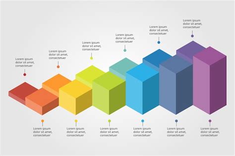 Premium Vector Square Chart Of 12 Month Timeline Template For Infographic For Presentation For