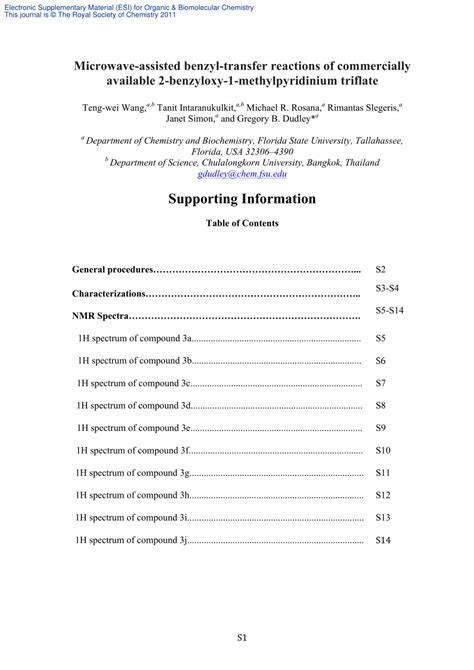 Pdf Cheminform Abstract Microwave Assisted Benzyl Transfer Reactions Of Commercially