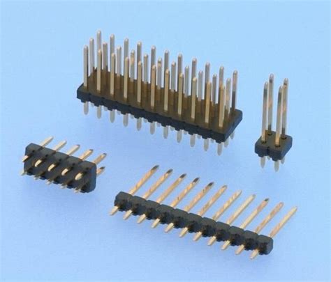 Pcb Board Connector 2 54mm Pin Header Connector Straight Height 2 54mm