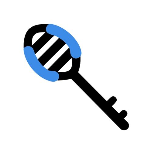 Dna Key Icon Premium Ai Generated Vector