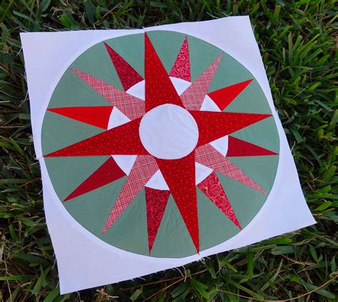 The Easy Way To Make A Mariners Compass Quilt Block Homemade Emily Jane