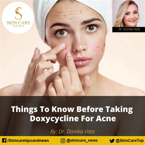 Things To Know Before Taking Doxycycline For Acne