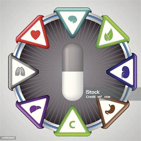 의료 배경기술 컨셉입니다 다양한 아이콘 건강관리와 의술에 대한 스톡 벡터 아트 및 기타 이미지 건강관리와 의술 뇌 메뉴판 Istock