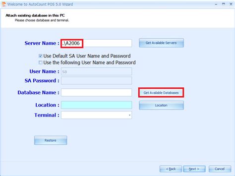 Pos FNB How To Restore Frontend Database On Existing PC With POS AutoCount Resource Center