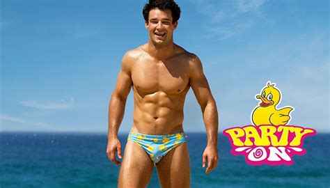 Partyon Ducks Brief Swimwear Range At Aussiebum