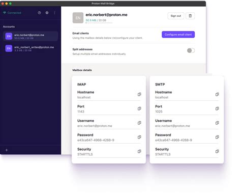 Cifre Su Aplicación De Mensajería De Escritorio Con Proton Mail Bridge Proton