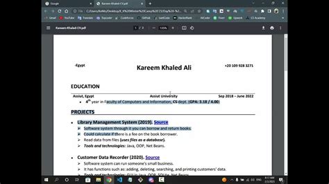 Cv Github Linkedin Day 4 Youtube