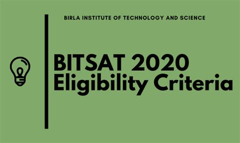 BITSAT Exam Application Form Eligibility Dates Etc Eduswami