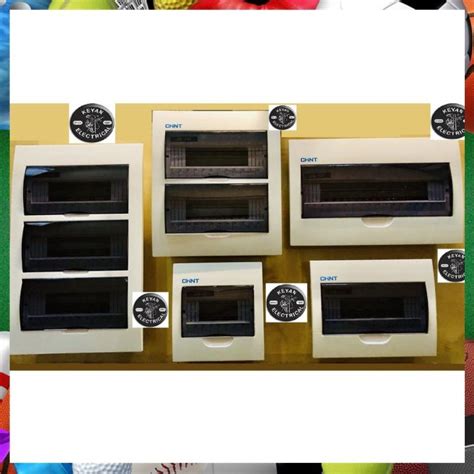 Chint Distribution Box Panel Board Complete With Busbar Ground Neutral Terminal Flame Retardant
