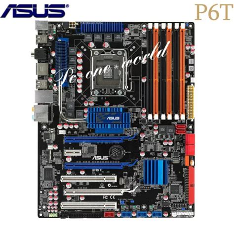 Asus P T Motherboard Intel X Lga Ddr Dimm Usb Esata Sata Atx Picclick Uk