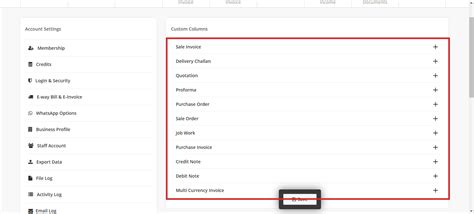 What Is A Custom Column 100 Free Gst Billing Software For Every Businesses
