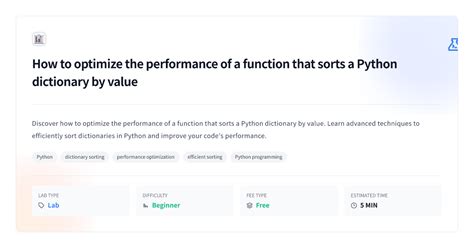 How To Optimize The Performance Of A Function That Sorts A Python