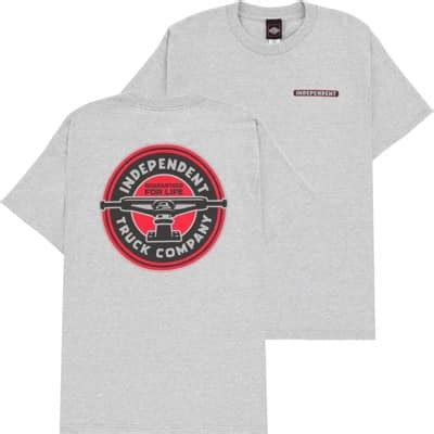 Independent ITC Profile T Shirt Heather Grey Tactics