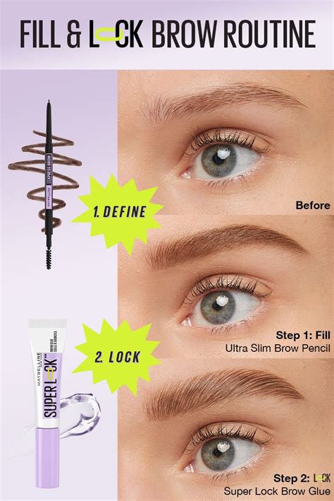 Maybelline Super Lock Brow Glue 7ml Zine Beauty Shop