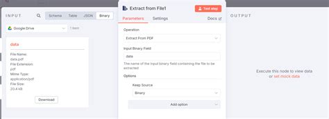 Unable To Extract Binary Data From Pdf Questions N8n Community