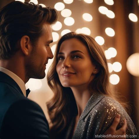 Woman Enjoys Romance With Wonderful Man Stable Diffusion Online