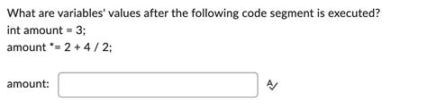 [solved] what are variables values after the followi