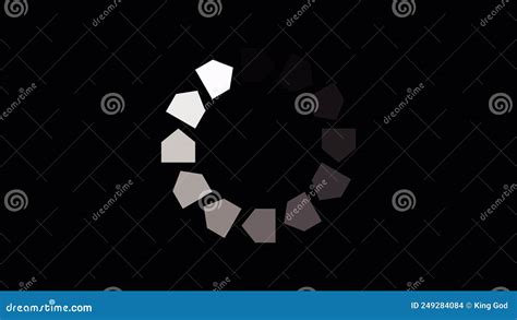 Loading Circle Animation Looped Circle Animation Animated Loading Circle In Full Hd 4k Stock