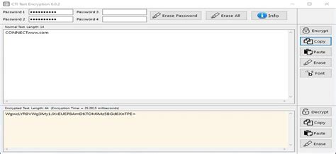 Encrypt And Decrypt Text Using Cti Text Encryption