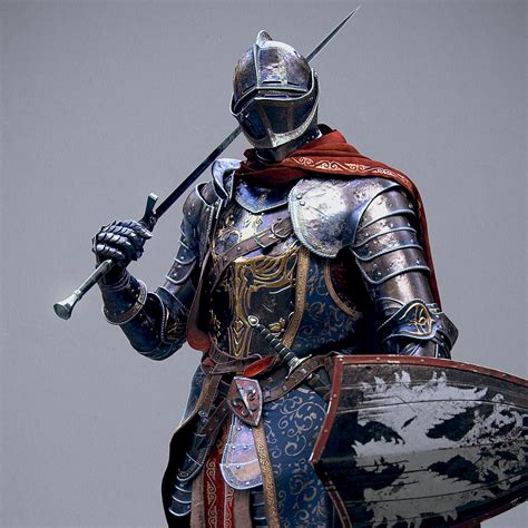 Medieval Knight, Medieval Armor, Medieval Fantasy, Rpg Character ...