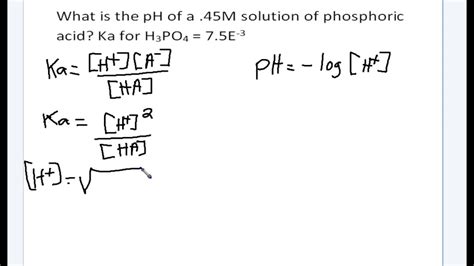 Formula For Determining Ph