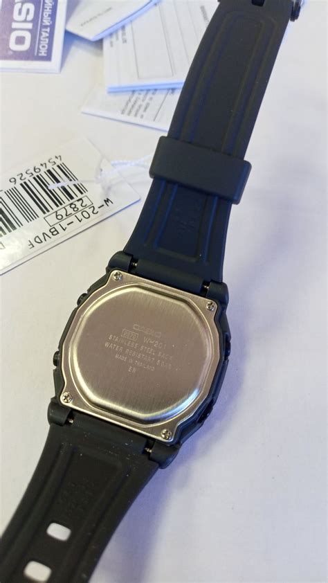 Наручные часы Casio W 201 1b — купить по низкой цене в интернет магазине ОНЛАЙН ТРЕЙД РУ