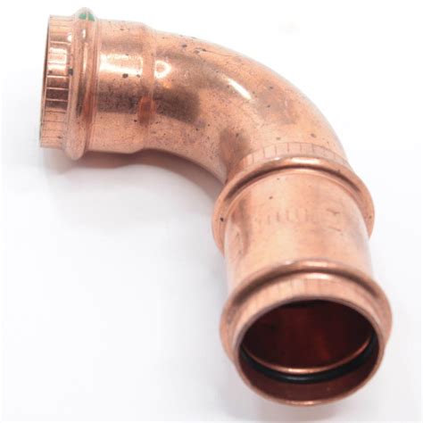 Viega 1 1 4 Nsf 61 Propress Coupling Fitting And 90° Street Elbow Copper