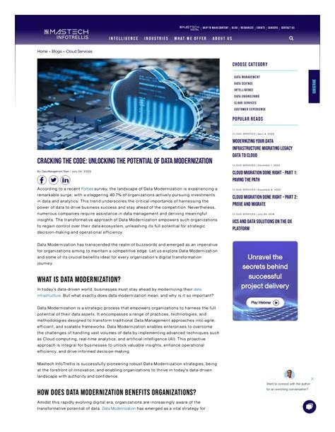 Ppt Unlocking The Potential Of Data Modernization Powerpoint