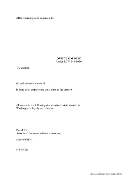 Quitclaim Deed Def At Loretta Cyr Blog