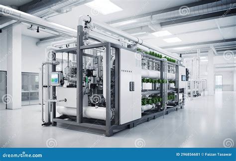 Reverse Osmosis Plant Against White Background Generative Ai Stock Illustration Illustration