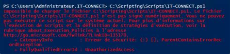 Comment Signer Un Script Powershell It Connect