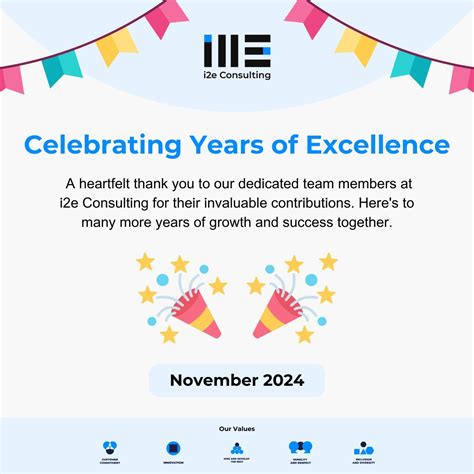 i2e consulting on linkedin i2econsulting workanniversary teamsuccess oneyear