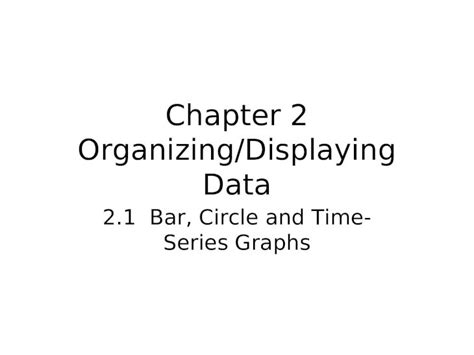 Ppt Chapter Organizing Displaying Data Dokumen Tips